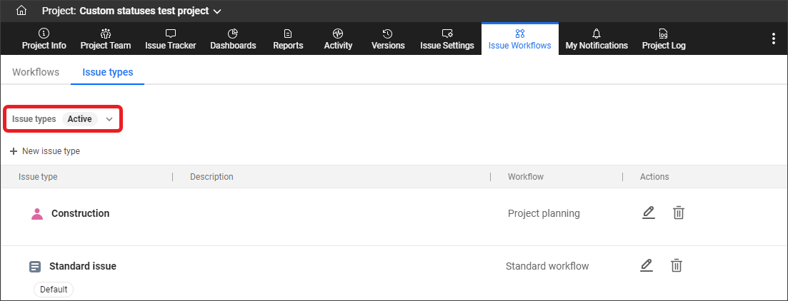 Managing custom issue statuses – Revizto Managing custom issue statuses – Revizto