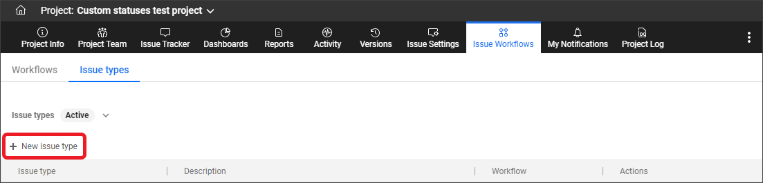 Managing custom issue statuses – Revizto