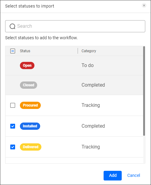 Managing custom issue statuses – Revizto