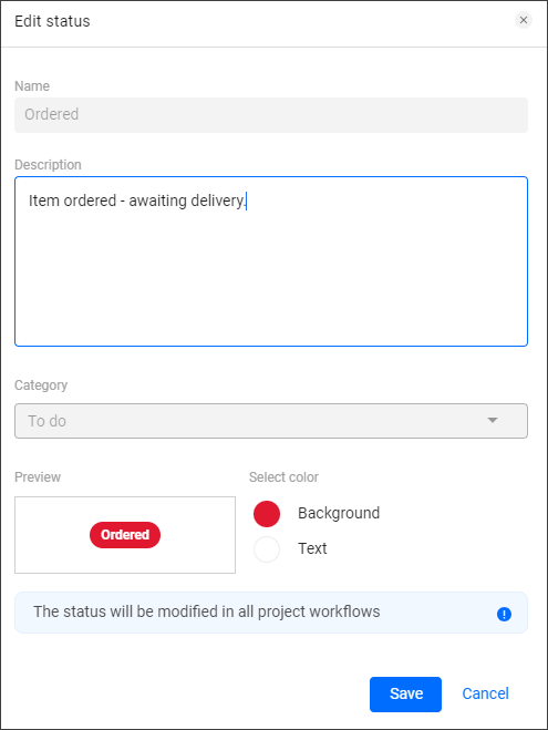 Managing custom issue statuses – Revizto