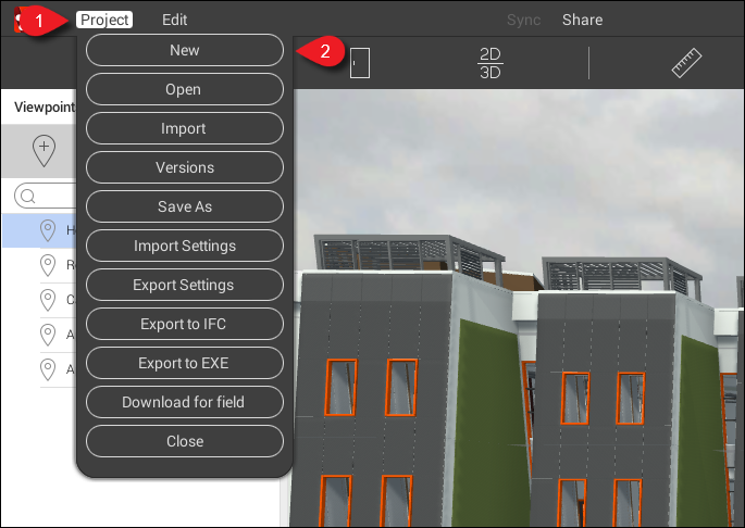 Creating projects – Revizto